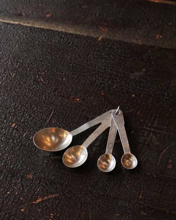 Aluminum Meas Spoons Set 002｜アルミの計量スプーン 002