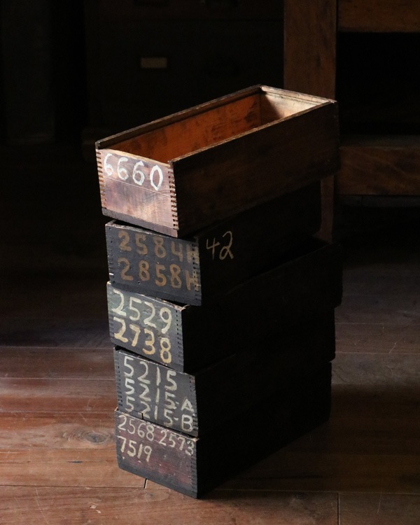 Number Wood Box D｜ナンバーウッドボックス D