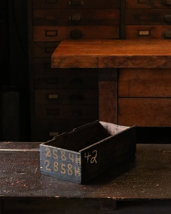 Number Wood Box D｜ナンバーウッドボックス D