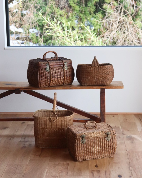 Rattan One handle Basket JPB-012｜ラタンワンハンドルバスケット JPB-012
