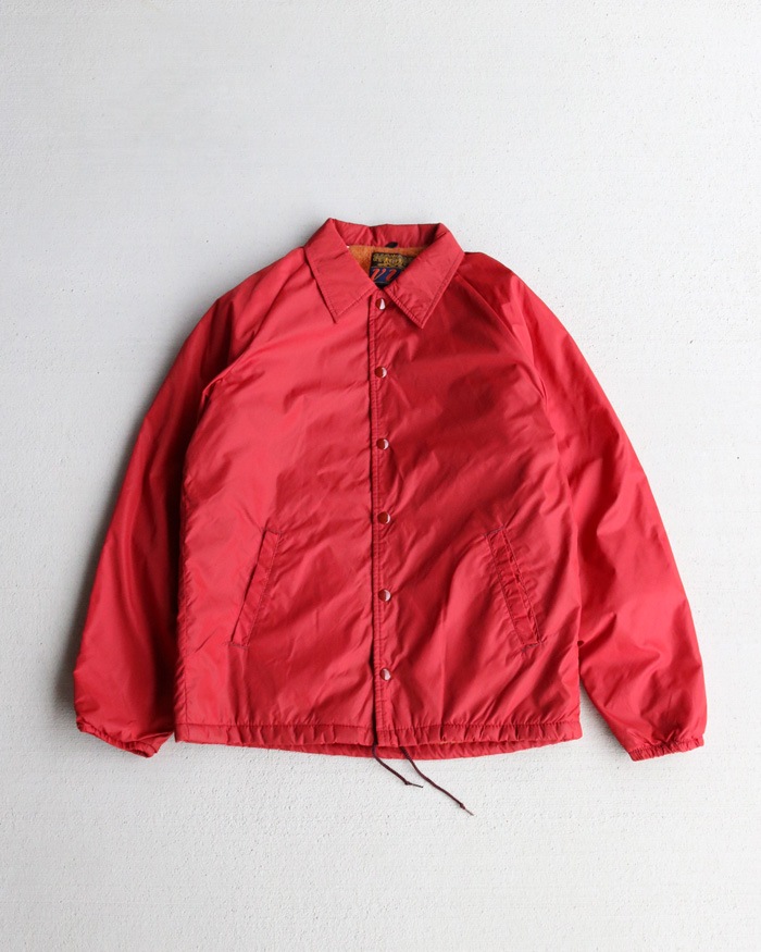 Vintage 80s Wine Red VIP Coach Jacket (S)