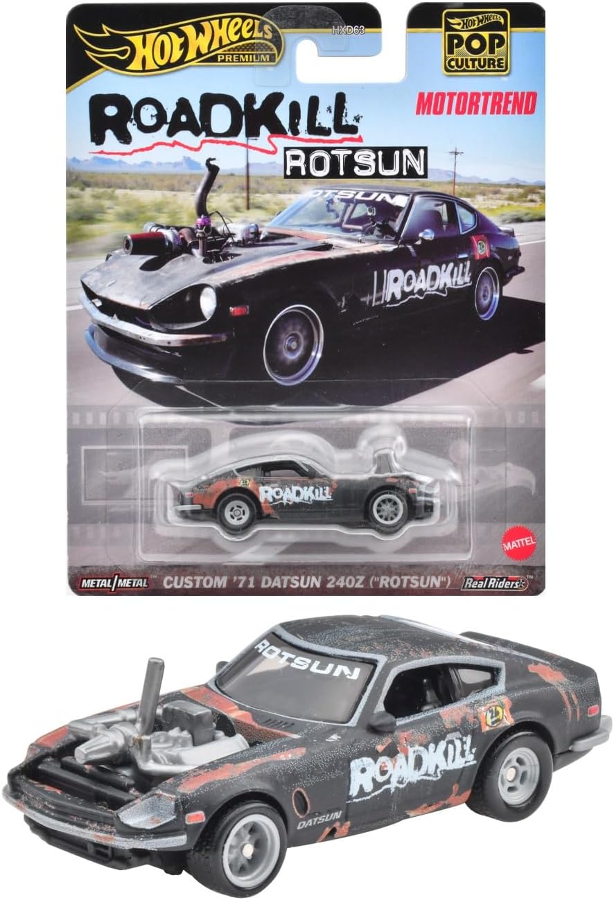 ホットウィール(Hot Wheels) ポップカルチャー ROADKILL ROTSUN カスタム '71 ダットサン 240Z ("ロット ...