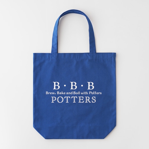 B・B・B POTTERS オリジナルトートバッグ ブルー | B・B・B POTTERS ONLINE STORE（スリービーポッターズ オンラインストア）