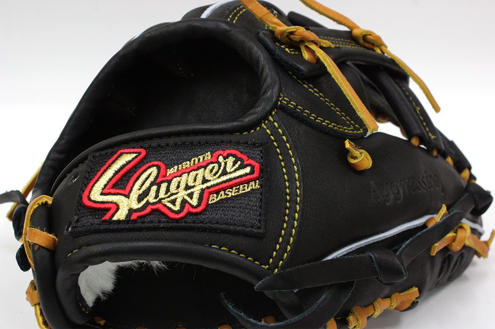 久保田スラッガー 軟式用グローブ KSN-AR1 ブラック 内野手用 ショート向け L5のやや小さめのヨコトジ版 M号球対応 | 久保田スラッガー,軟式用グラブ/ミット,セカンド・ショート用 ...