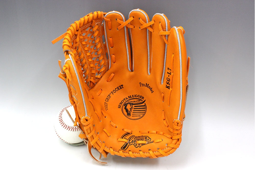 久保田スラッガー KSG-L7 DPオレンジ×オレンジ紐 右投げ用 K7ラベル 硬式オールラウンド用グラブ 定番中の定番グラブでピッチャーから外野まで全てこなすオールルラウンダーへ贈ります ...