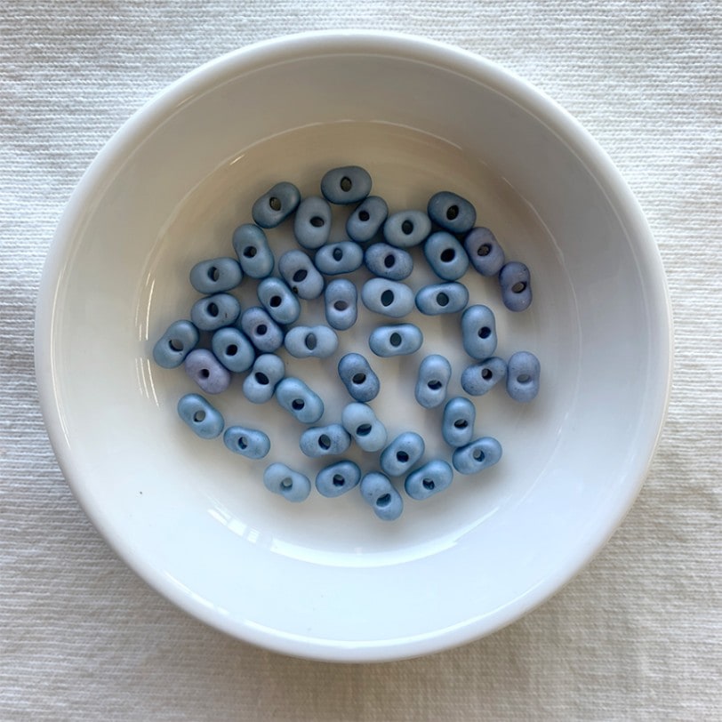 大人気 ファルファーレ 3X6 パステルライトブルー の通販【チェコビーズ専門店 BEADER】アクセサリー,新商品