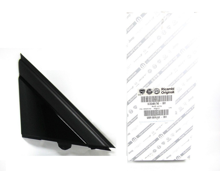 ※純正 Aピラーモール 右側 ツヤ有り 735455790 FIAT フィアット 500 ABARTH アバルト 500| イタリア車パーツ ...