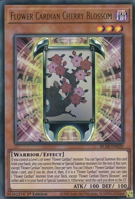 FLOWER CARDIAN CHERRY BLOSSOM[ｳﾙﾄﾗ](BLAR-EN029) | 遊戯王,シングルカード,他言語コーナー ...