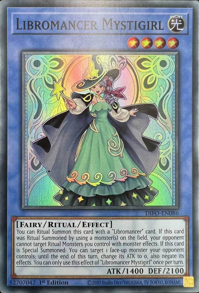 LIBROMANCER MYSTIGIRL/リブロマンサー・ミスティガール 英語《1st》[ｽｰﾊﾟｰ](DIFO-EN086) | 遊戯王 ...