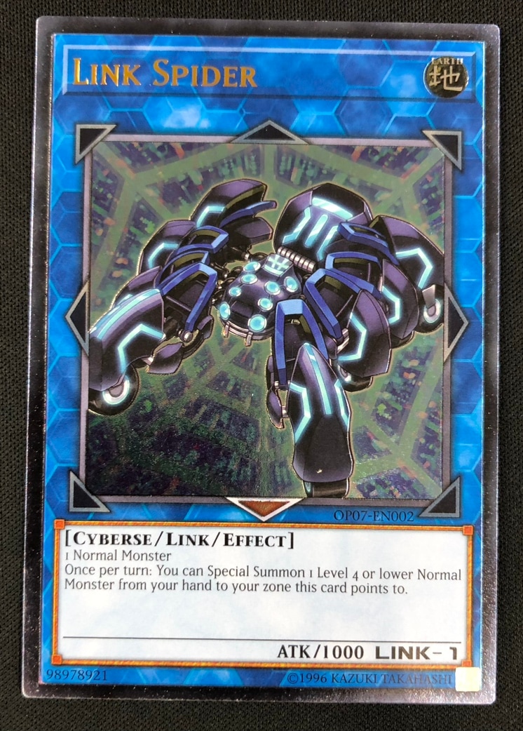 【状態B】LINK SPIDER/リンク・スパイダー[ｱﾙﾃｨﾒｯﾄ](OP07-EN002) | 遊戯王,シングルカード,他言語コーナー | Bee本舗 トレーディングカード専門店