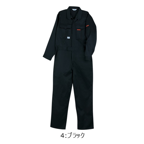 【4L・6L】桑和 SOWA 9200 ツナギ 4L・6L T/C ソフトツイル イージーケア 樹脂 ファスナー 目付量 210g/㎡ ファスナーポケット付 脇ゴム仕様 アコーディオンプリーツ ...