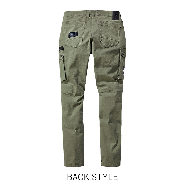 自重堂 Jawin 53502 ストレッチノータックカーゴパンツ 70-96cm ストレッチ ストレッチリップストップ ペアコーディネート ミリタリーテイスト 伸縮性に優れた リップストップ ...