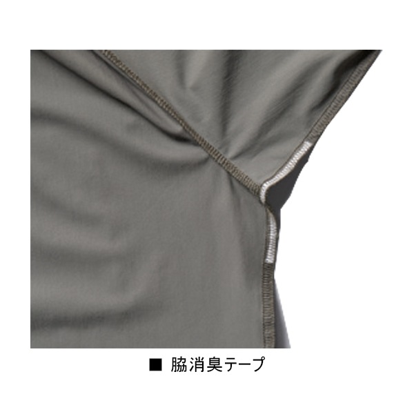 【女性対応】BURTLE バートル 半袖シャツ（ユニセックス）237 S-3XL ストレッチトリコット 伸長率40％以上 吸汗速乾加工 UVカット UPF50＋ 接触冷感防臭 ナイロン80 ...
