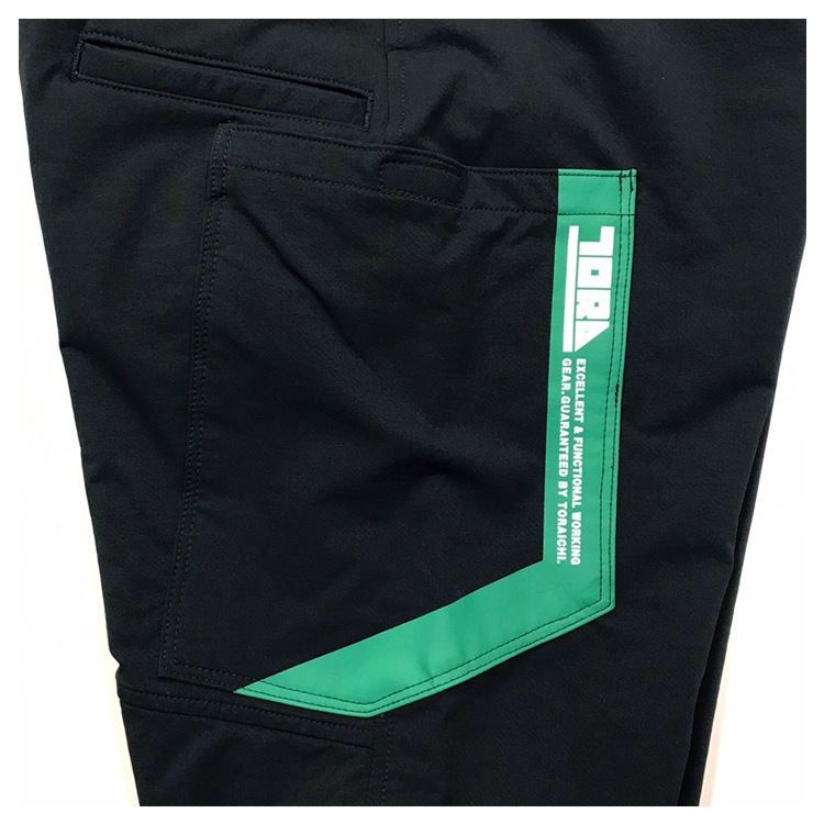 寅壱 トライチ TORAICHI 3630-235 カーゴジョガーパンツ S-3L 軽量 撥水 ストレッチ 反射 ニーパッド対応 4Dmotion 本格的 タテヨコストレッチ コーデュラ ...