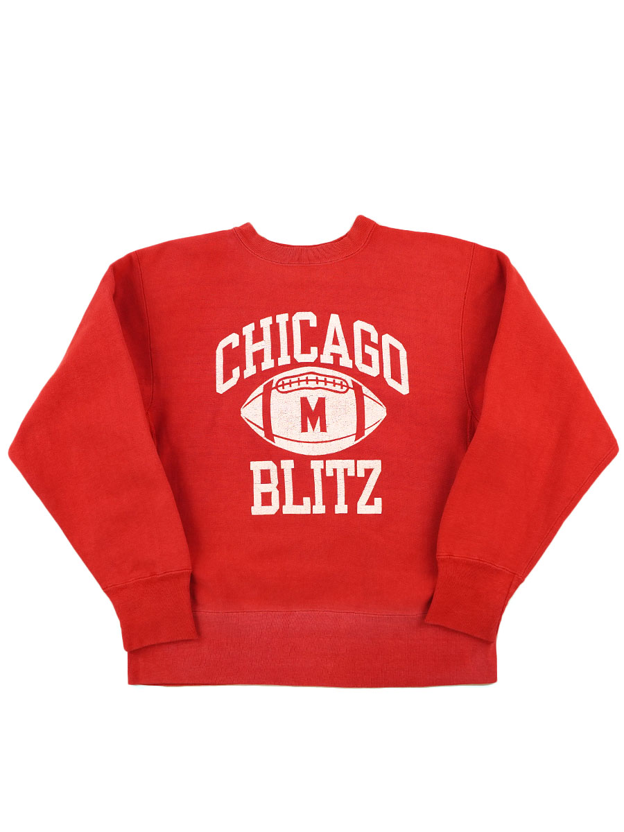 80's プリントタグ チャンピオンRW ''CHICAGO BLITZ'' 3段プリント 表記(M) 赤 USA製 | SOLD OUT ...