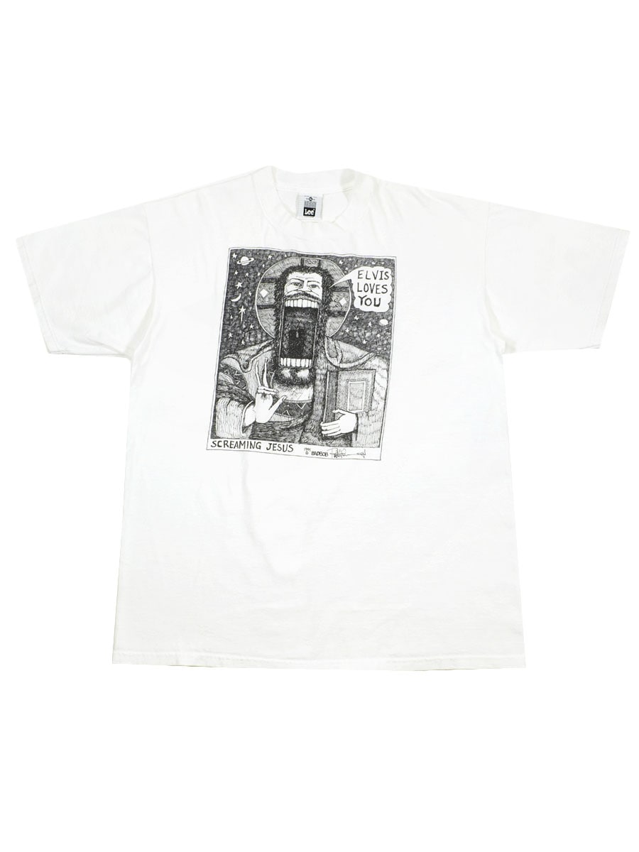 90's～ Lee BAD BOB ''SCREAMING JESUS'' アートTシャツ 表記(XL) USA製 | SOLD OUT | | BerBerJin WebStore
