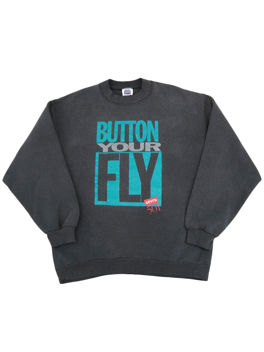 90's Levi's ''BUTTON YOUR FLY'' スウェット 表記(L) USA製 | SOLD OUT | | BerBerJin WebStore