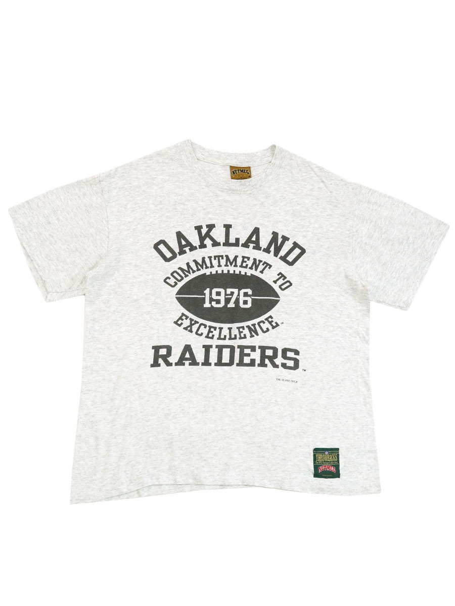 80's～ NUTMEG ''OAKLAND RAIDERS 1976'' 半袖Tシャツ 表記(M) USA製 | すべての商品 ...
