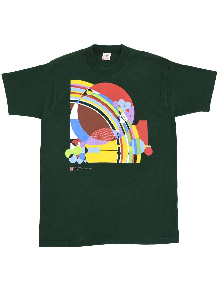 90's FRUIT OF THE LOOM フランク・ロイド・ライト ''MARCH BALLOONS'' プリントTシャツ グリーン 表記(L) USA製 | すべての商品 ...