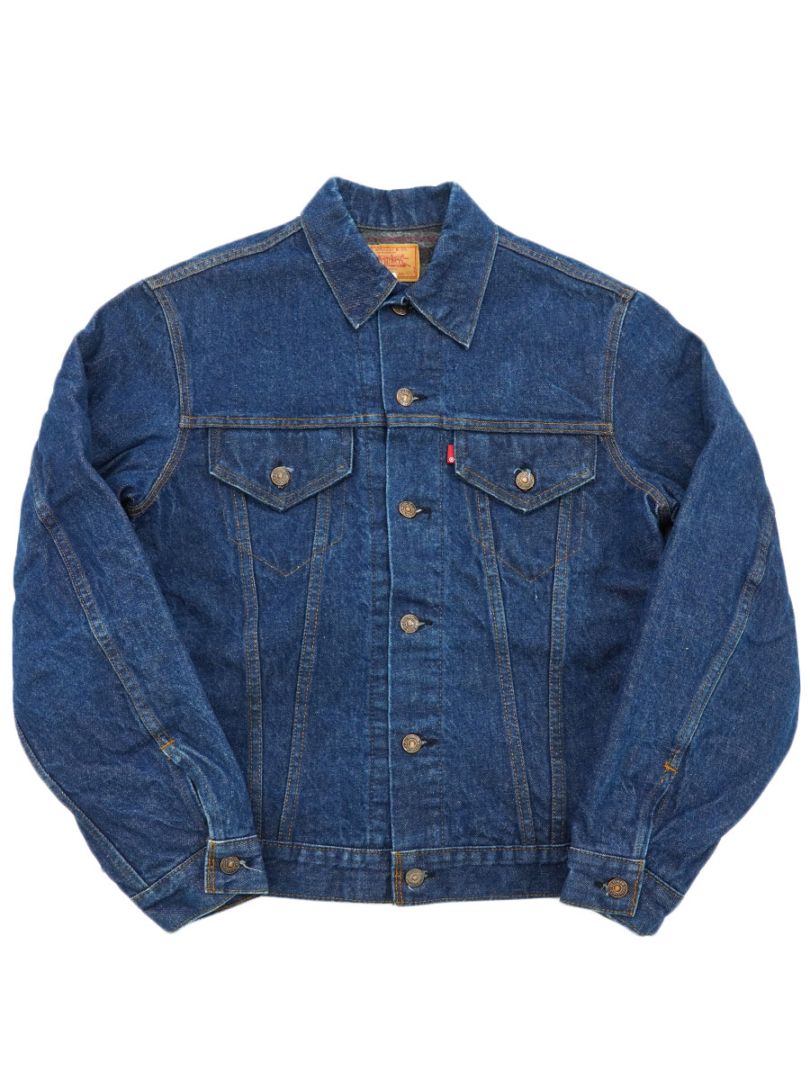 80's Levi's 71205 Rマークのみタブ ロング丈 ブランケット付き デニムジャケット 濃紺 表記(42L) | すべての商品 ...