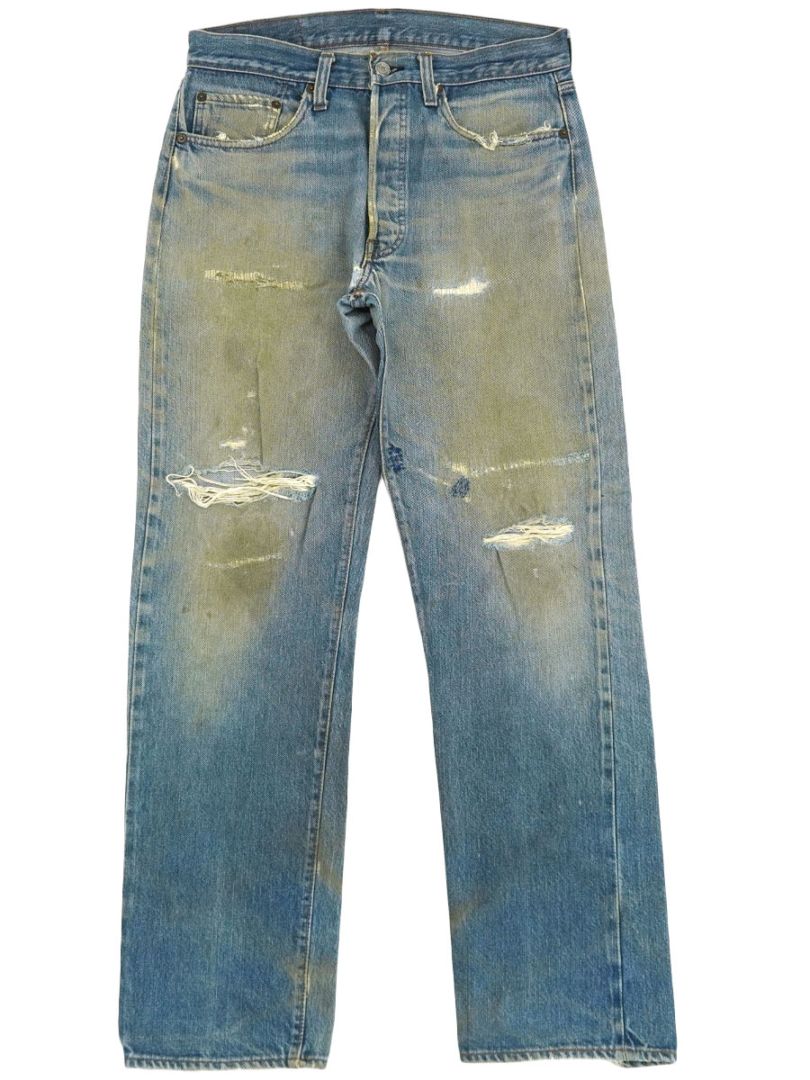 80's Levi's 501 66後期 デニムパンツ 味ありダメージ 渋雰囲気 実寸(32.5x31位) | NEW ITEM | | BerBerJin WebStore