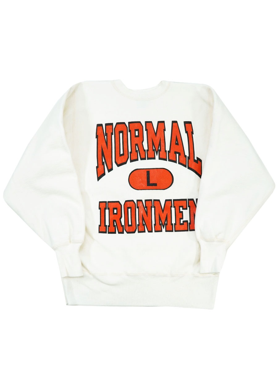 90's 刺繍タグ チャンピオンRW ''NORMAL IRONMEN'' 3段プリント 表記(L) USA製 | NEW ITEM ...