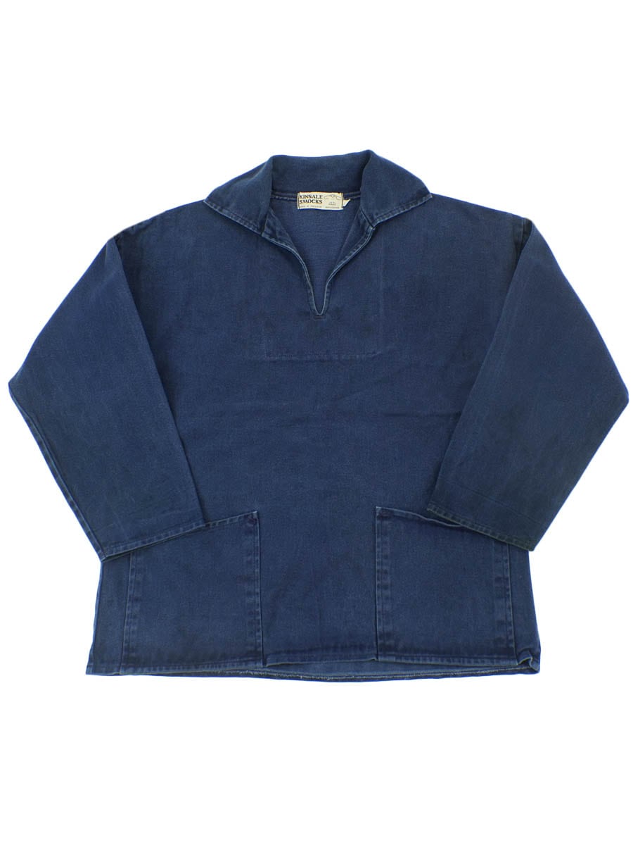 70'S KINSALE SMOCKS FISHERMAN SMOCK NAVY (SIZE.LARGE) MADE IN IRELAND ...