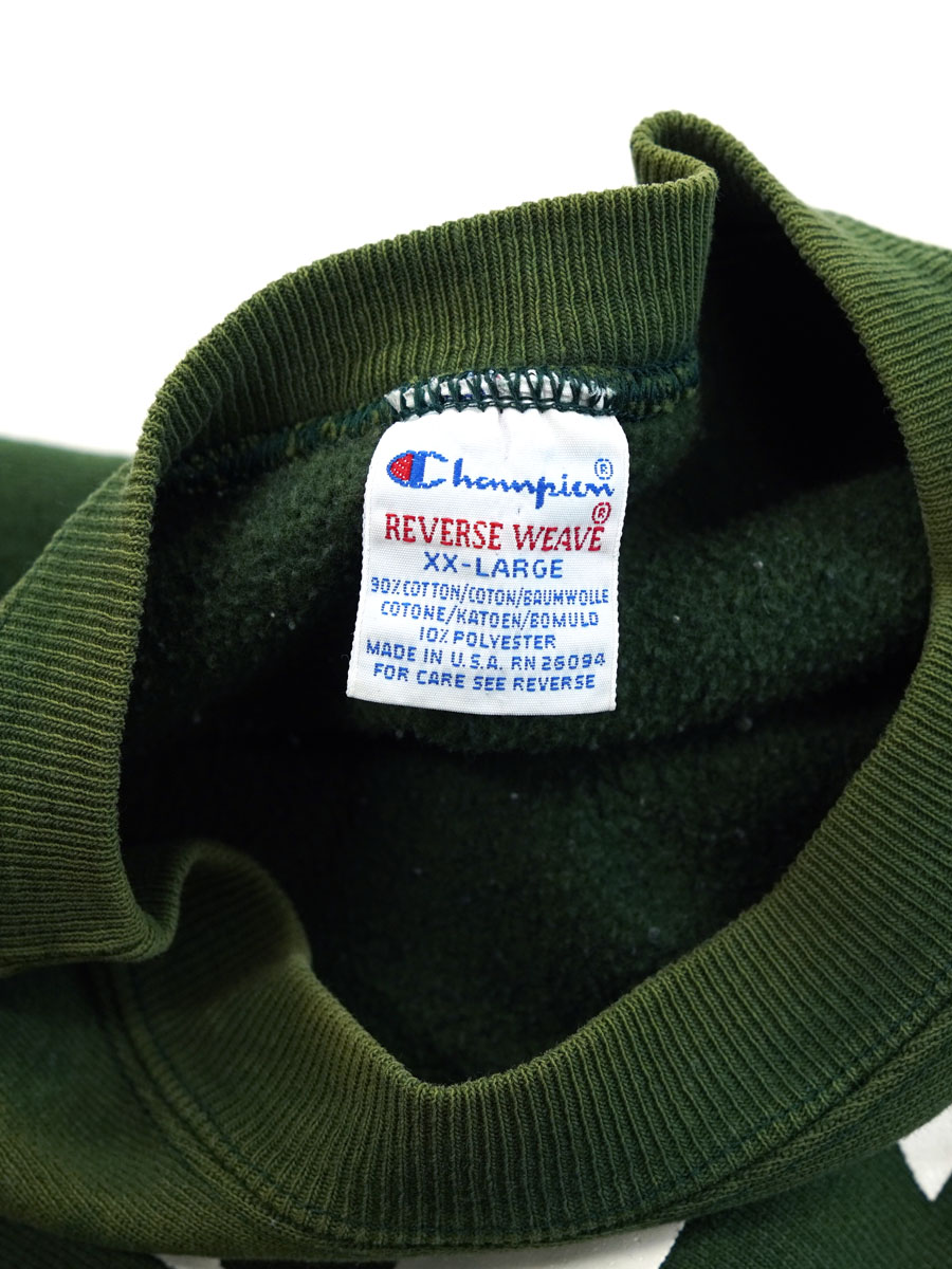 90's 刺繍タグ チャンピオンRW ''IOWA'' グリーン 表記(XXL) USA製 | SOLD OUT | | BerBerJin WebStore