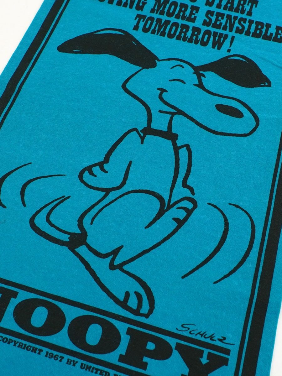 70's PEANUTS SNOOPY ペナント ブルー DEAD | SOLD OUT | | BerBerJin WebStore