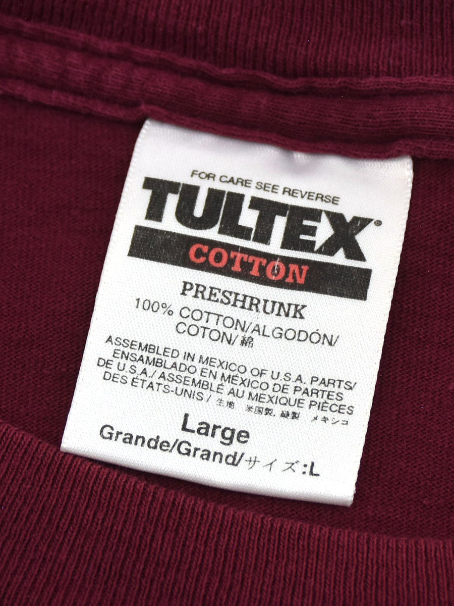 00's TULTEX 26red ''UNITE'' プリントTシャツ エンジ 表記(L) | NEW ITEM | | BerBerJin WebStore