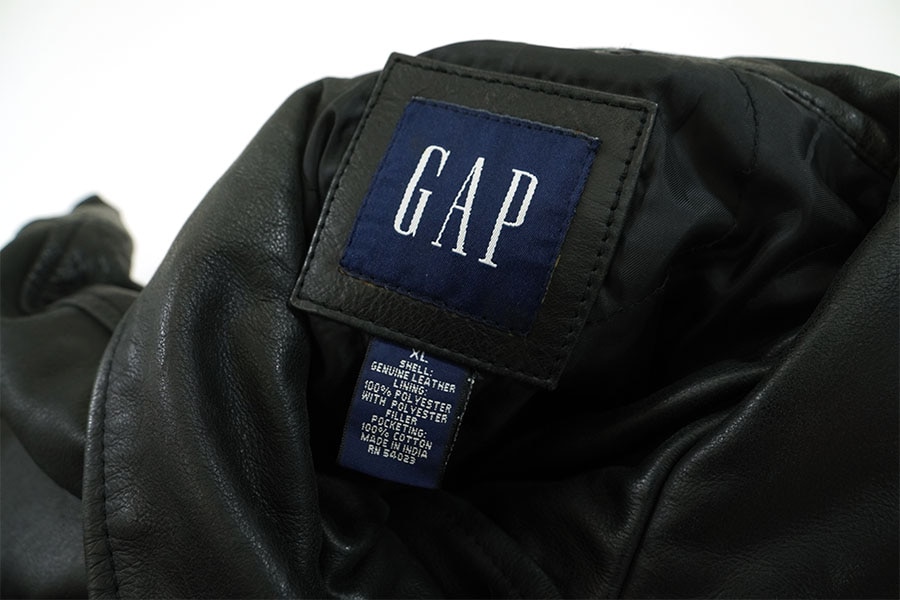 OLD GAP 裏キルティング レザーコート ブラック 表記（XL) | NEW ITEM | | BerBerJin WebStore