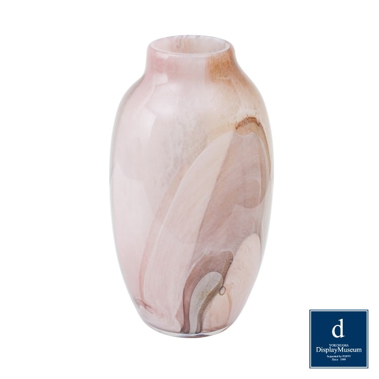 PINK MARBLE VASE L/フラワーベース・花器・花瓶｜横浜ディスプレイミュージアム PED-0111 インテリア雑貨｜ビザインショップ
