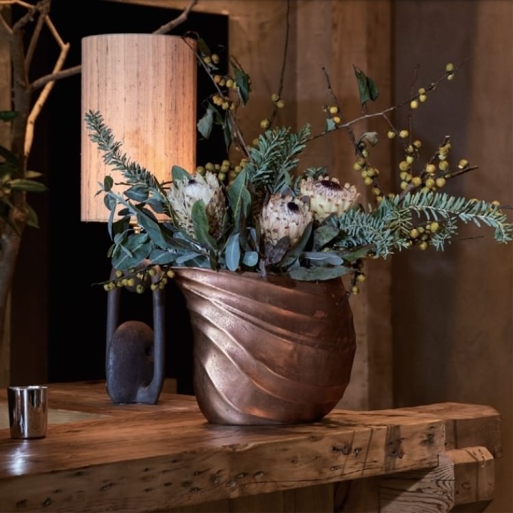 Aluminum spiral アルミニウムスピラル 39L15.5W31H ｜CLAY クレイ COPPER 570-577-202 インテリア雑貨 | ベース | BESIGN-SHOP ...