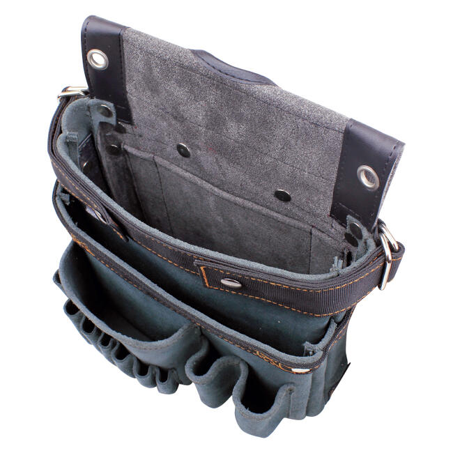ふくろ倶楽部 伝説plus 釘袋 大 黒 工具差し着脱式ベルトループ付き HB-556K ヒマサ金物 | 革製 | 道工具のオンライン卸売 ...