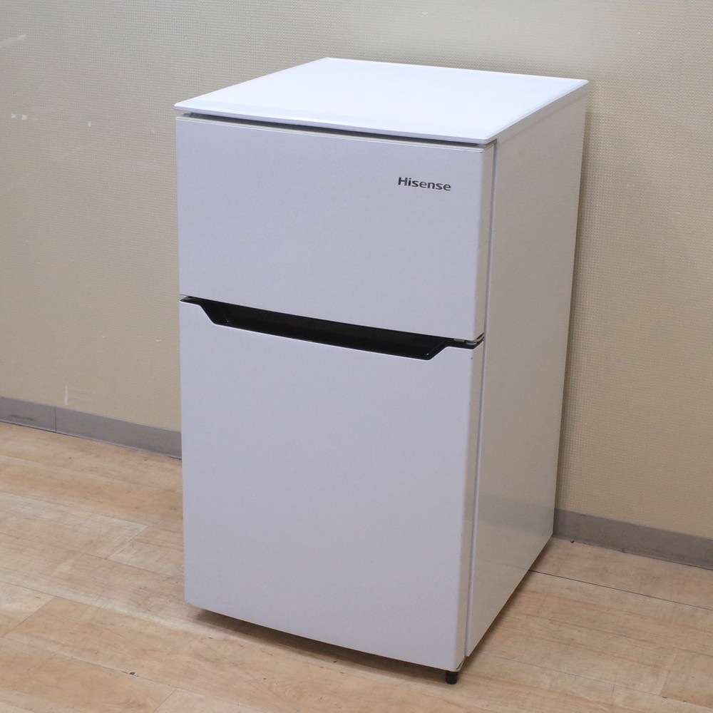 Hisense HR-B95A 冷蔵庫 93L ホワイト 冷凍庫 耐熱トップテーブル 2ドア 保存 調理 料理 オフィス家電 KK11316 中古オフィス家電 配送サイズ220