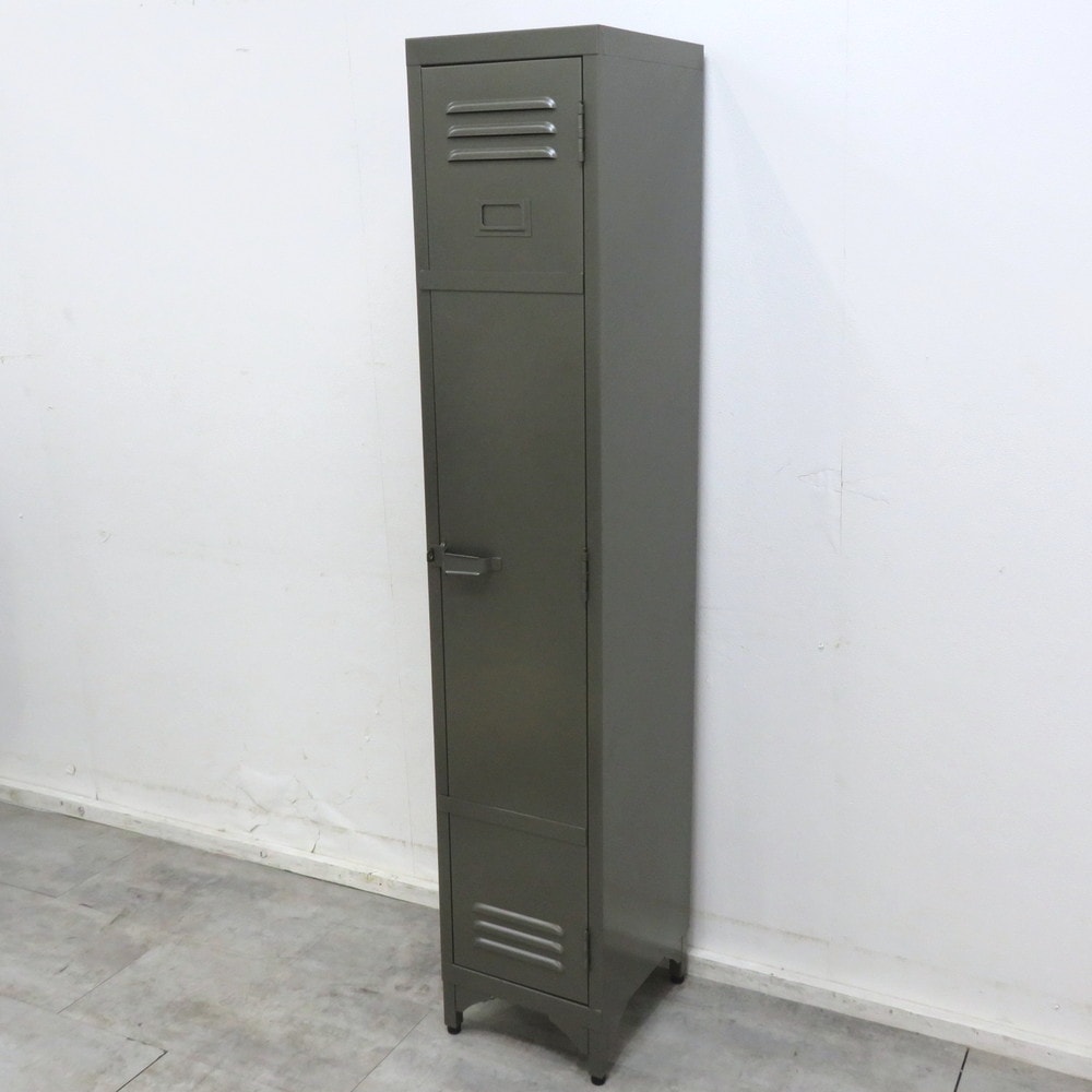 unico ウニコ FUNC シューズロッカー グレー single storage ストレージ シューズボックス スチール 下駄箱 YH11670 中古オフィス家具 配送サイズ250