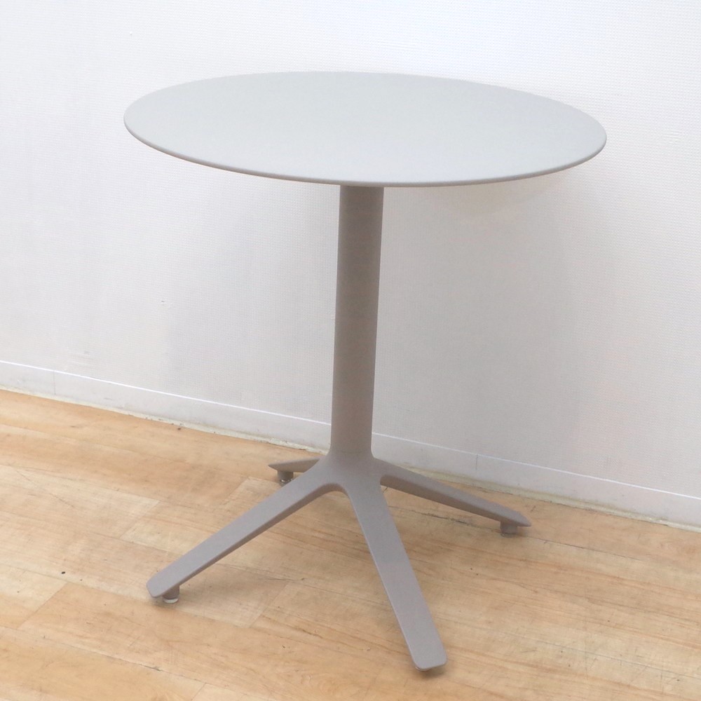 TOOU トゥー EX Round Dining Table イーエックス ダイニングテーブル グレー カフェテーブル ラウンド ...