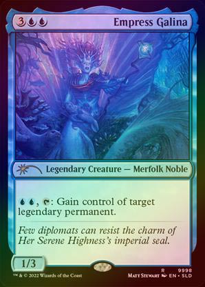 【FOIL】【英】女帝ガリーナ/Empress Galina[青P]【SLD】 | プロモ・プレリリース系,Secret Lair ...