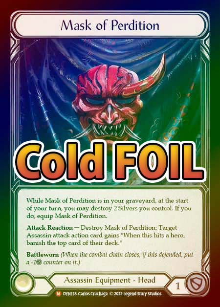 《Cold Foil》[Assassin]Mask of Perdition[M]《DYN》 | Flesh and Blood,シングル一覧 ...