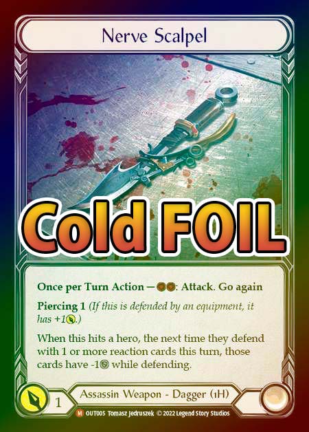 《Cold Foil》[Assassin]Nerve Scalpel [No.005][M]《OUT》 | Flesh and Blood ...