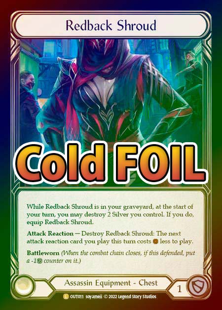 《Cold Foil》[Assassin]Redback Shroud [L]《OUT》 | Flesh and Blood,シングル一覧 ...