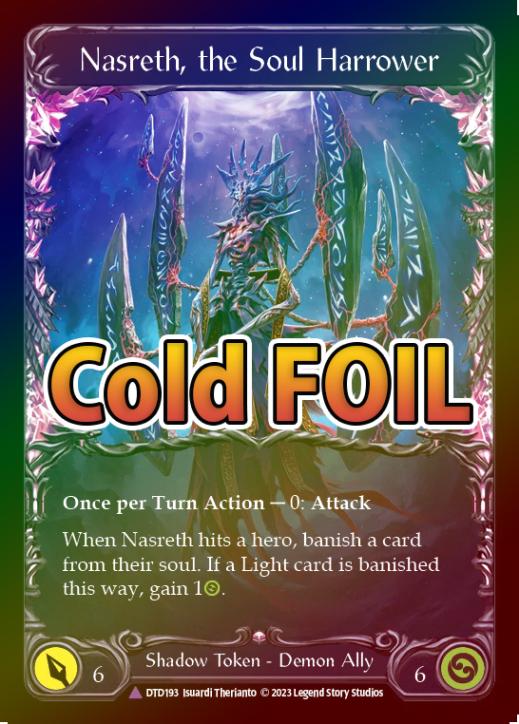 《Cold Foil》[Shadow]Nasreth, the Soul Harrower [Marvel]《DTD》 | Flesh and ...