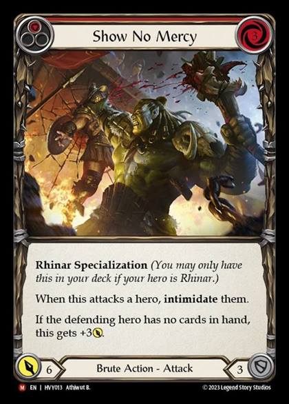 [Brute]Show No Mercy[M]《HVY》 | Flesh and Blood,シングル一覧,暴力の饗宴 Heavy ...