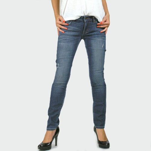 Siwy（シィーウィー） HANNAH SLIM CROP Lead me on スキニーデニム | LADIES,Siwy | Blue ...