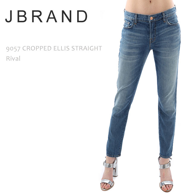 J Brand（ジェイブランド・ジェーブランド）9057 CROPPED ELLIS LOW RISE STRAIGHT Rival ...