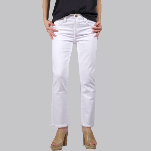 Current Elliott（カレントエリオット） THE KICK JEAN Sugar ホワイトフレアーデニム | LADIES,Current Elliott | Blue Addict