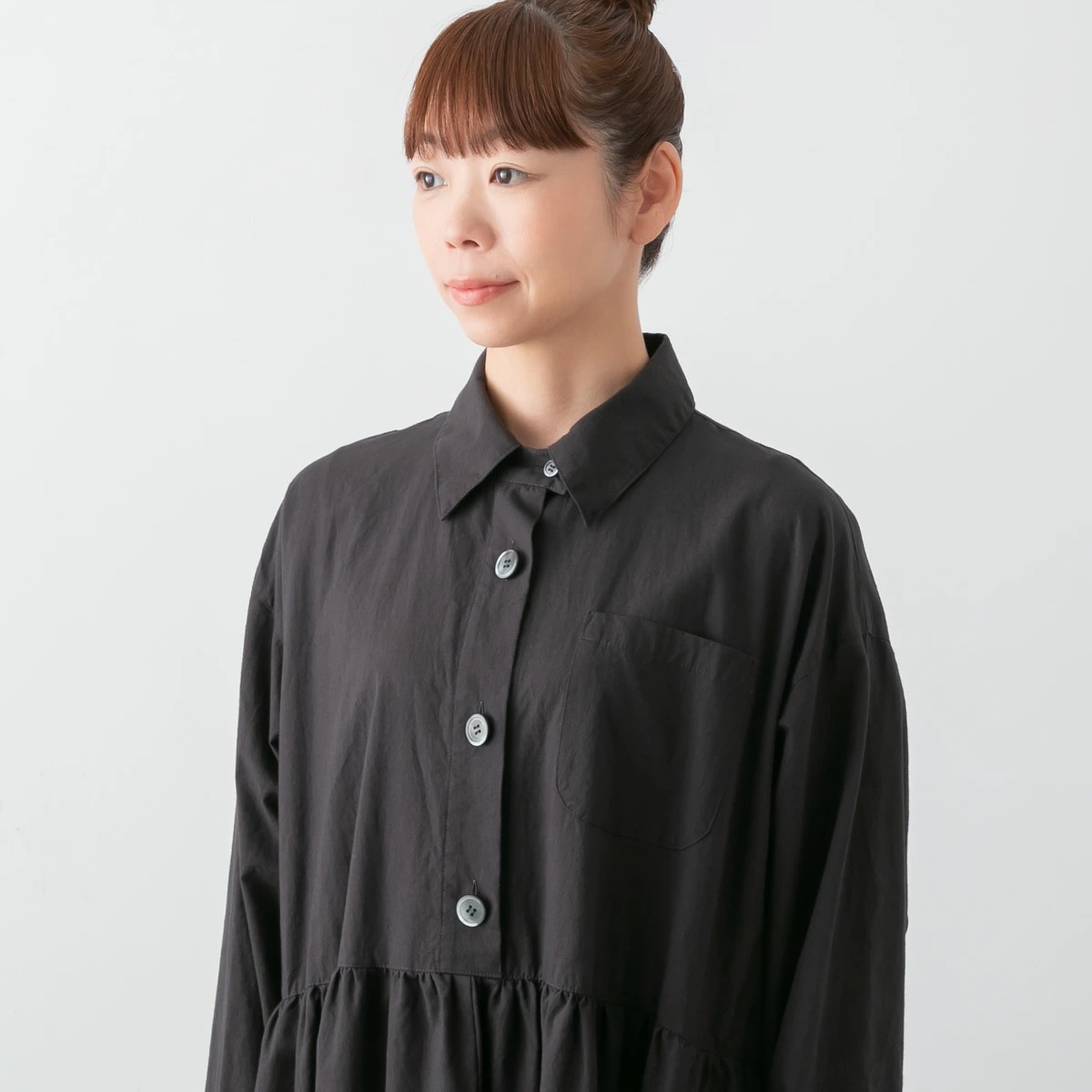 SARAHWEAR サラウェア Co/Wo Poplin Country Dress コットン ウール ポプリン カントリードレス ...