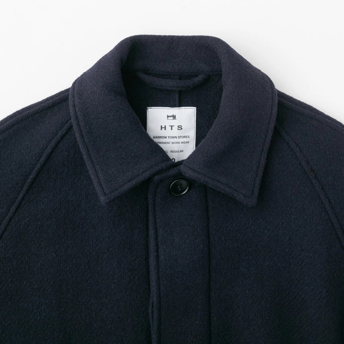 HTS エイチティーエス HEAVY WEIGHT WOOL TWILL BALMACAAN COAT ウールツイル バルマカンコート ...