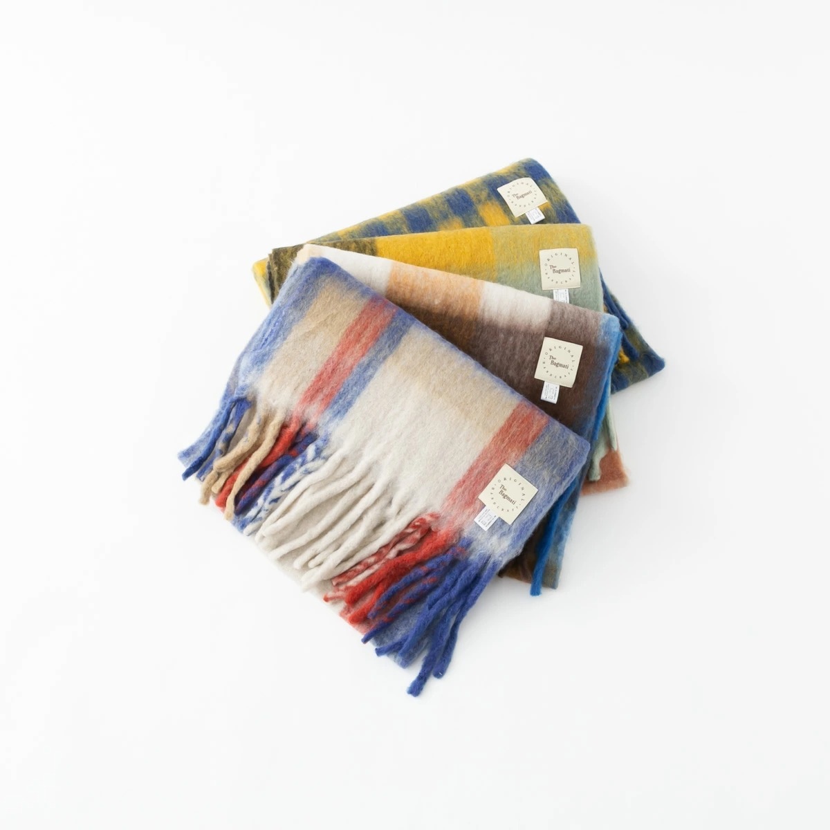 The Bagmati バグマティ チェック マフラー 4色 PA-ECHARPE40