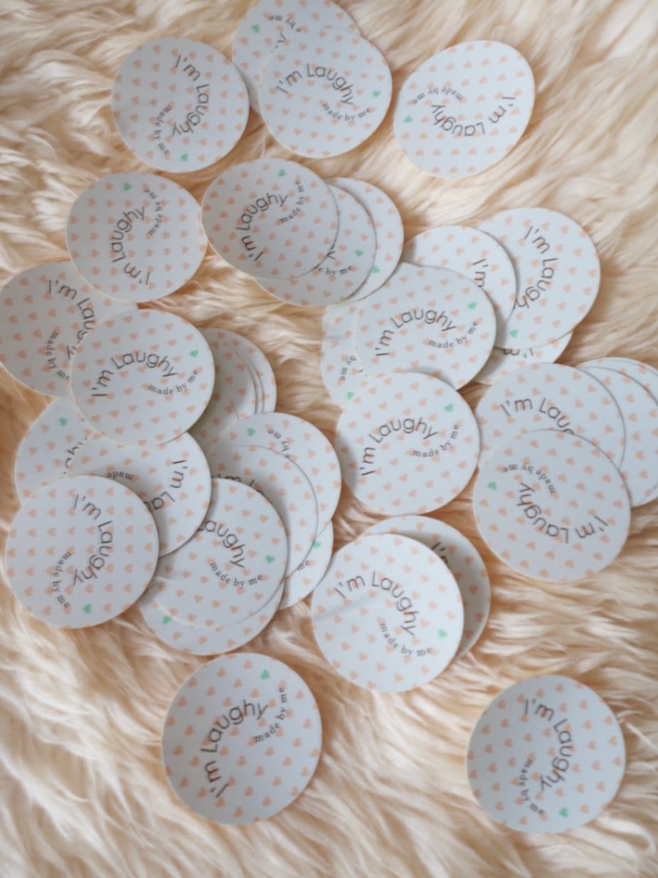 ＜I'm Laughy＞original sticker No.1 |I'm Laughy| BLUE HORIZON